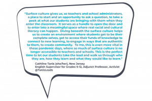 Surface Culture: The Visible Gateway to Deep Culture - School Rubric